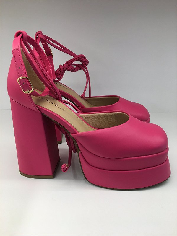 Sapato Salto Alto Rosa Pink Jade - Evidence Acessórios