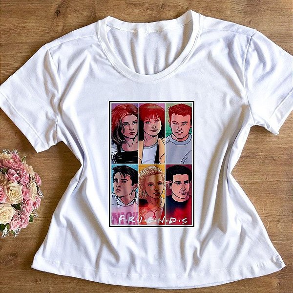 T-Shirt - Friends Colors - Linda Estampa
