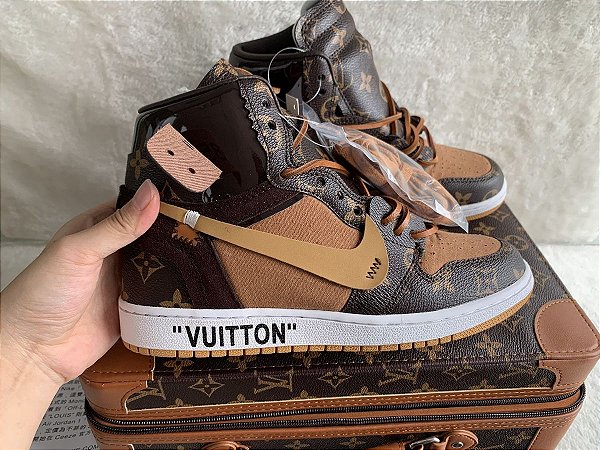 Air Jordan 1 x Louis Vuitton (CUSTOM) + Box Especial LV - Boutique ...