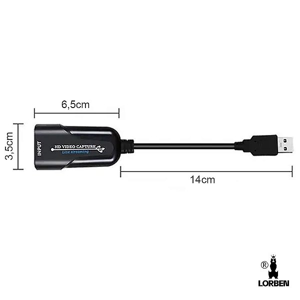 Placa de captura de vídeo Cam Link Camlink HDMI USB 3.0 Full HD 1080p ...