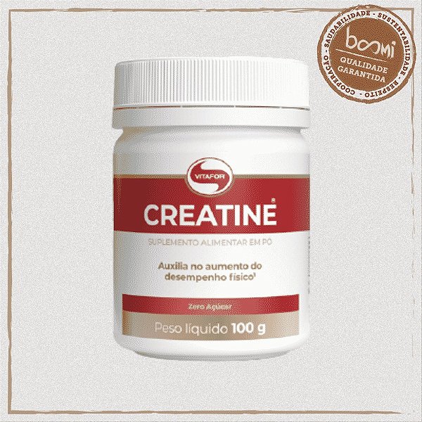 Creatina Vitafor 100g Monohidradata Body Suplementos A Formula Do