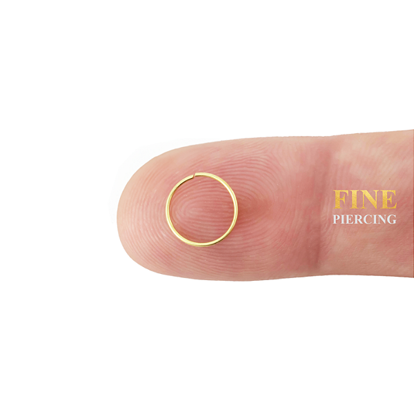 Piercing De Nariz Argola De Ouro 18k Fine Piercing