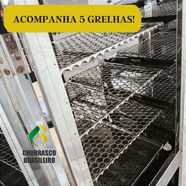 Defumador Profissional D-1000 Inox 5 Bandejas Com Kit Gás ...