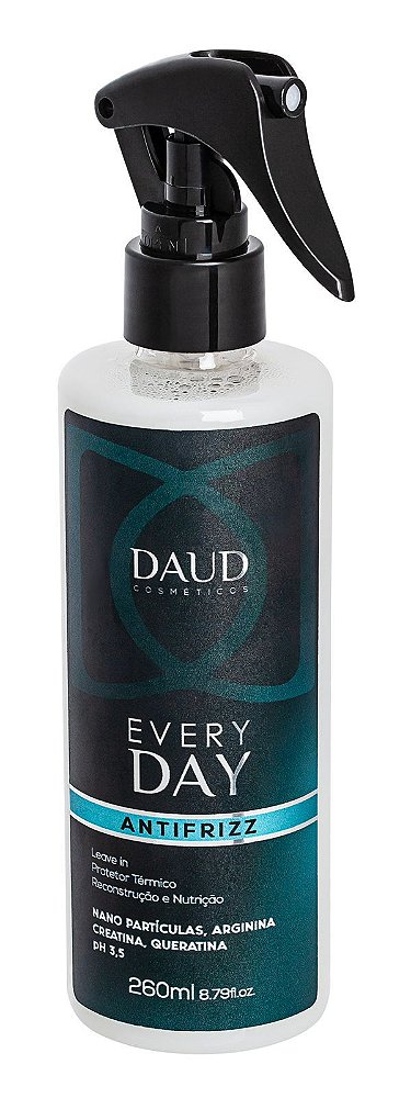 Protetor Térmico e Antifrizz, Every Day, 256 mL, Daud Cosméticos - MAGAM