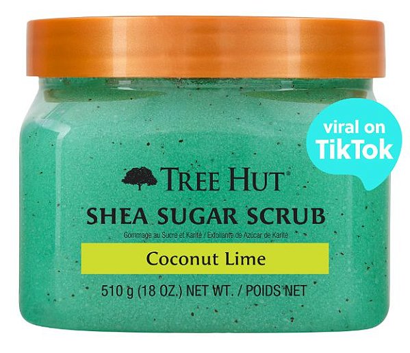 Esfoliante Corporal Limão E Coco Shea Sugar Scrub 510g Tree Hut Magam