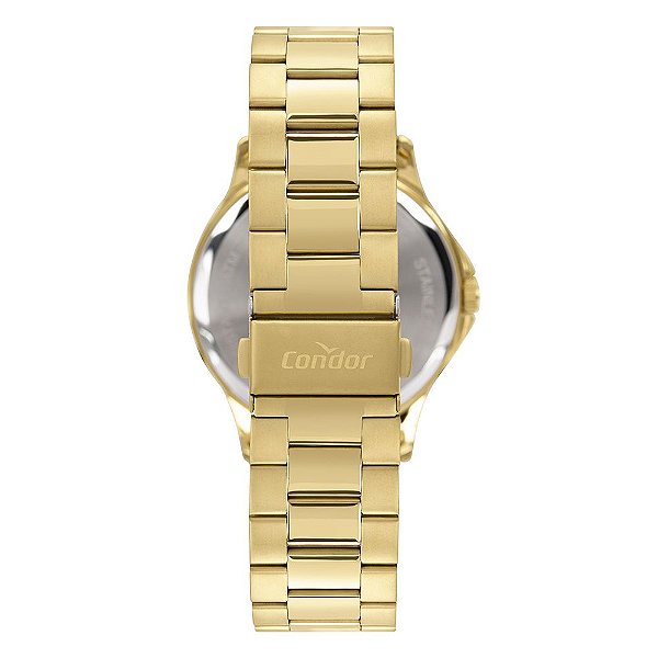 Relógio Condor Masculino Dourado CO2035MSI4B - SunClock - Óculos e Relógios