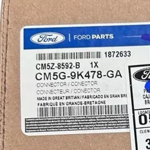 Kit carcaça da válvula termostática completa Ford CM5Z8592B para Ka ...