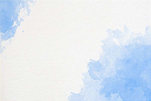 Papel de Parede Aquarela Azul - Alô Papers