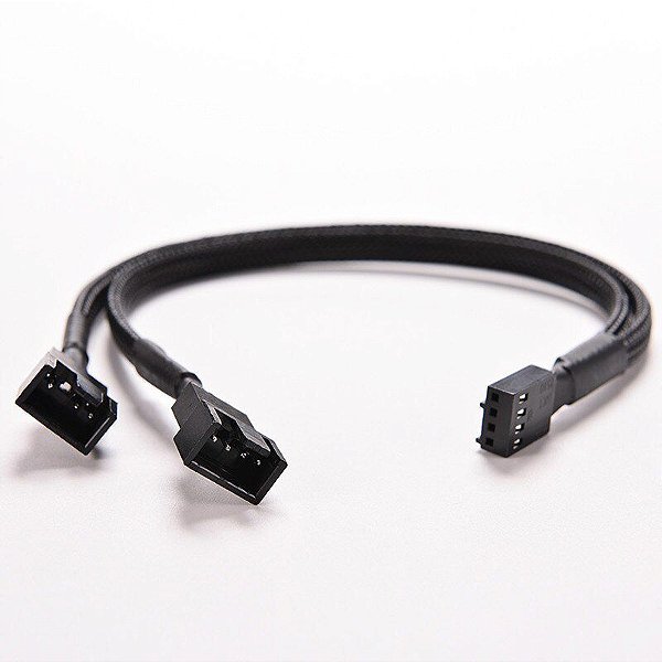 Cabo Splitter 1 Para 2 Fans Cooler 4 Pinos Pwm - PcCold