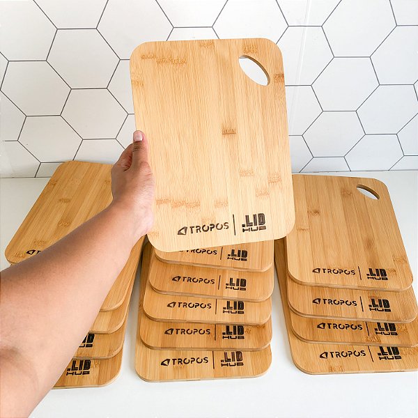 Tábua Personalizada 28x21 cm com Logo Brinde Corporativo - HOME GIFTS