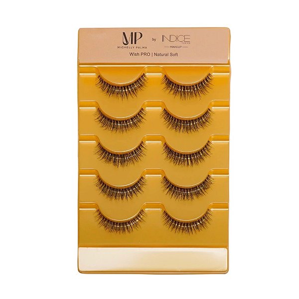 Cartela de Cílios Natural Soft Wish Pro 5 pares - Michelly Palma - Lily ...
