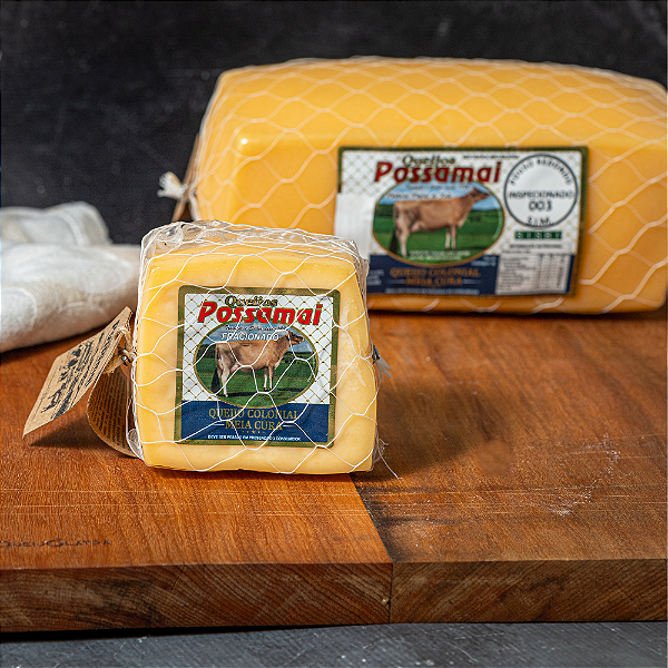 Colonial - Queijo Artesanal Meia Cura Fração 380g - O Queijólatra Loja ...