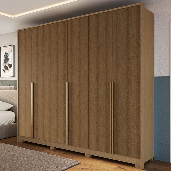 Guarda Roupa Casal 6 Portas 2,76m Rimo New Guarapari - Loja Rimo ...