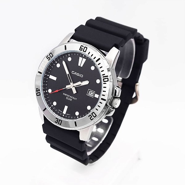 Relógio Casio Masculino Analogico em Aço MTP-VD01-1EVUDF-SC - Moment ...
