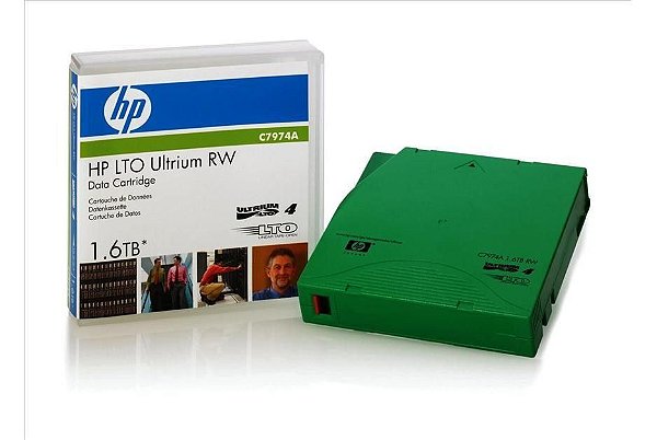 Fita LTO 4 HP Ultrium C7974A (800/1.6TB) - LTO Ultrium