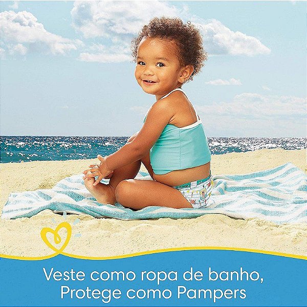 Fralda de Piscina Infantil Pampers Splashers | Proteção e Conforto aos ...