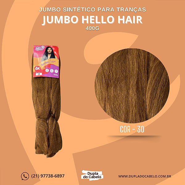 Jumbo Hello Hair - 400g - Dupla do Cabelo