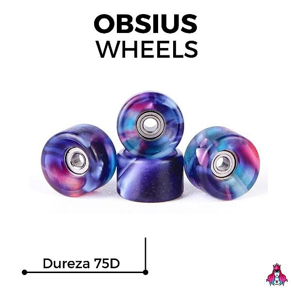 Fingerboard Completo Deck *Obsius* Artist Series By Robert Kneschke / Heat-Transfer / Obsius ...