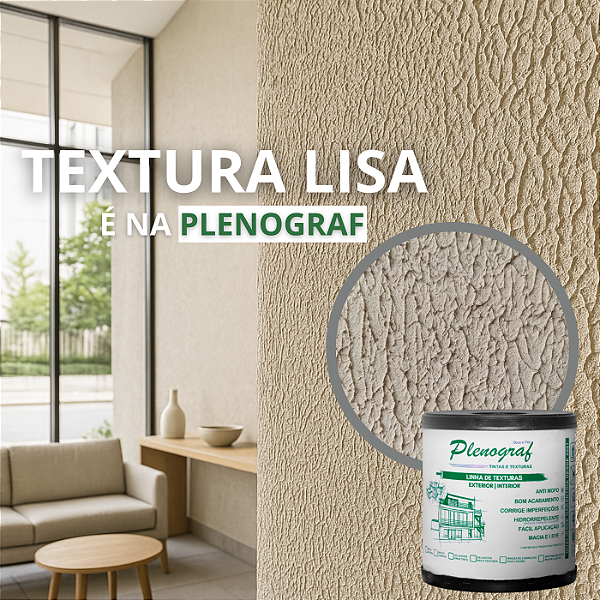 Textura de Rolo Lisa | Acabamento Decorativo e Resistente - Plenograf ...
