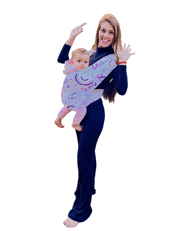 Kit Sling Extra Fácil + Bolsa Anticólicas + Touquinha (Kit 3 itens ...