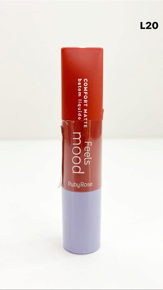 BATOM LÍQUIDO COMFORT MATTE FEELS MOOD RUBY ROSE - La’ Make