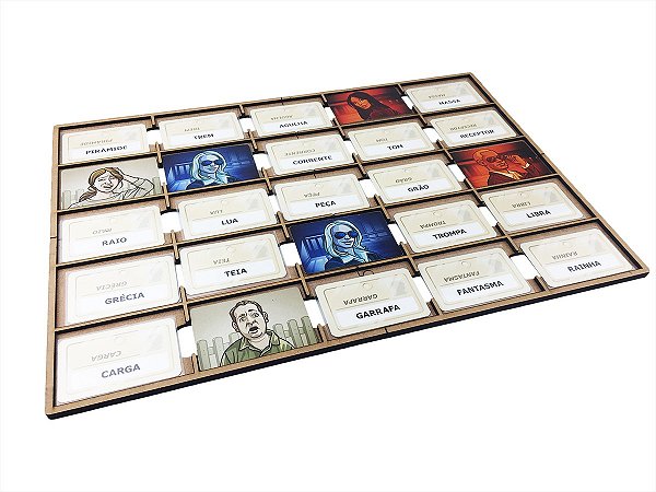 Painel compatível com Código Secreto (Codinomes) - Desmontável ...