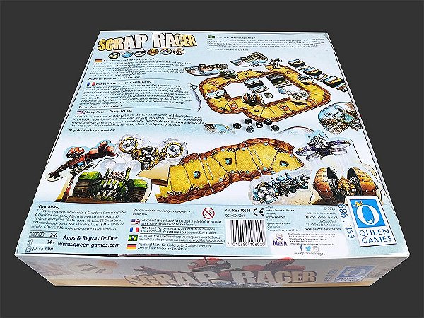 Organizador (SOFT INSERT PARANÁ) para Scrap Racer - Bucaneiros Jogos ...