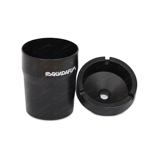 Cinzeiro Turn Off Squadafum - Preto - Zé Fumaça - Tabacaria e Head Shop Cinzeiro Turn Off Squadafum - Preto - Zé Fumaça - Tabacaria e Head Shop