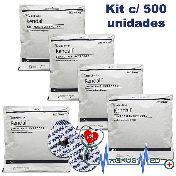 Eletrodo Meditrace Adulto 200 foam C/500 unidades - Kendall - Cirúrgica ...