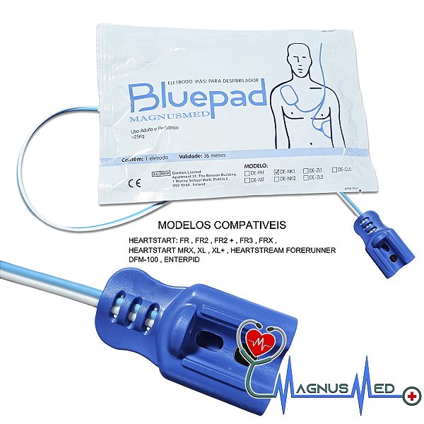 Eletrodo - Pás Adesivas Para Desfibrilador PHILIPS HEARTST Ad/Inf - Cirúrgica MagnusMed Comércio ...