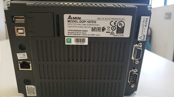 DOP-107EG IHM Delta 7" TFT LCD Touch 800X600 pixels com Ethernet ...