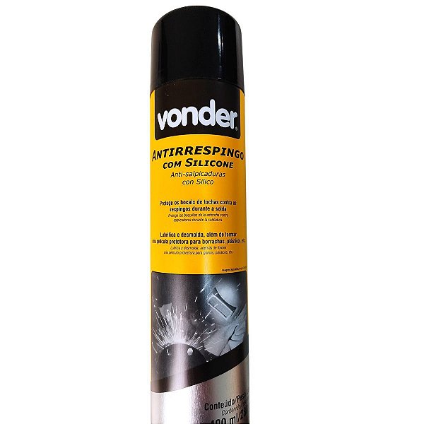 Antirrespingo Spray Solda Soldagem Com Silicone 400ml VONDER ...