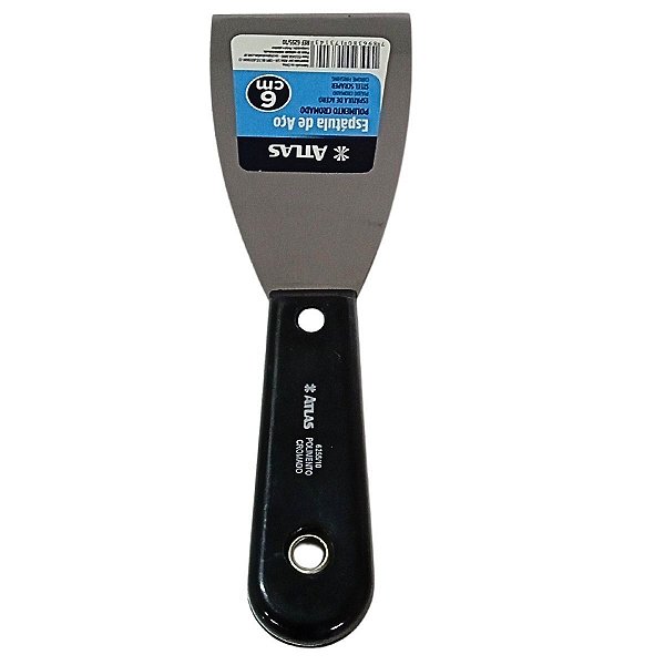Espatula de Aço Cromado com Cabo Plástico Resistente ATLAS - Parafusos ...