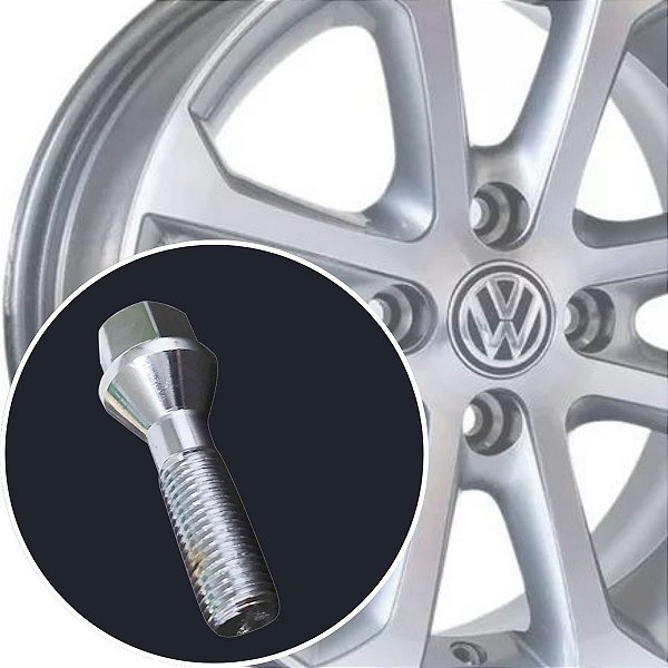Parafuso de Roda Multi Cônico Cromado VW Gol Celta Passat - Parafusos e ...