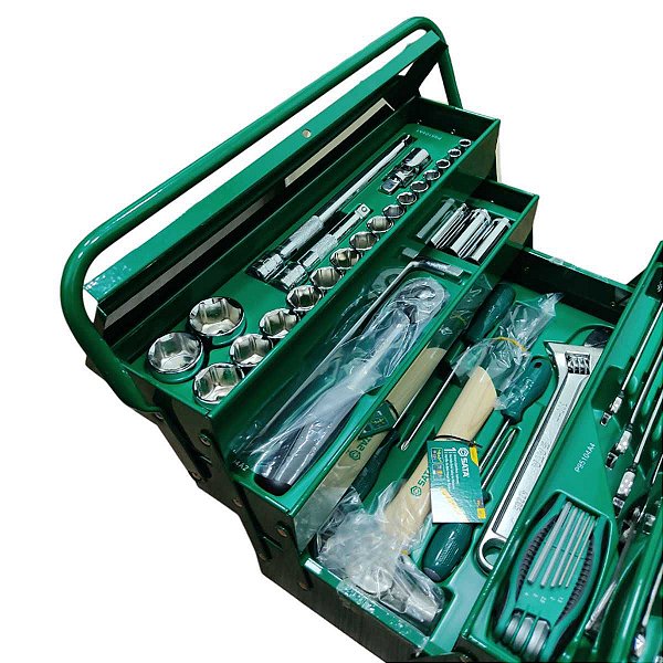 Caixa de Ferramenta Completa Mecânico Oficina 40cm 70PÇ SATA ...