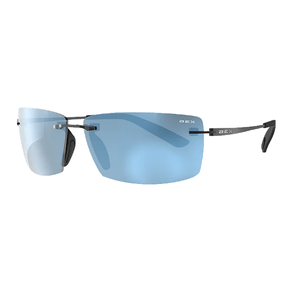 Óculos Bex Sunglasses FYNNLAND X Gunmetal / Gray / Blue Silver - Texas ...