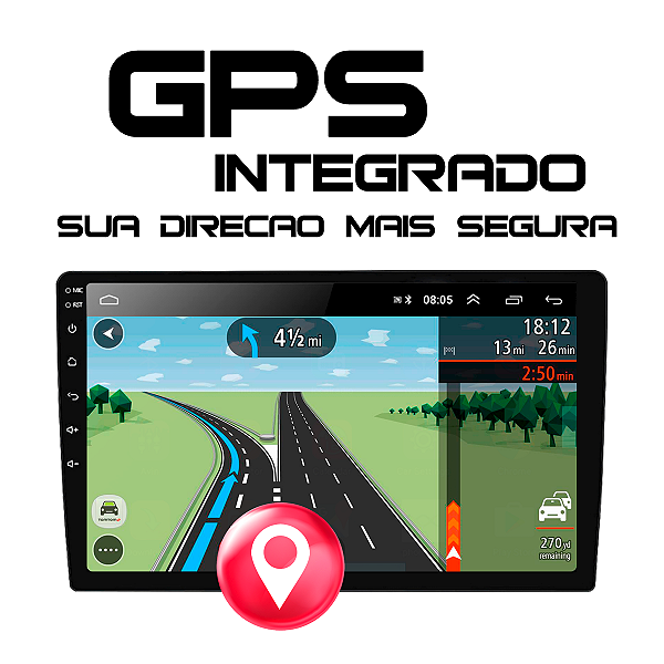 Kit Multimídia Android 9" Chevrolet Onix 2020-2024 GPS, TV, Bluetooth - Ecarshop