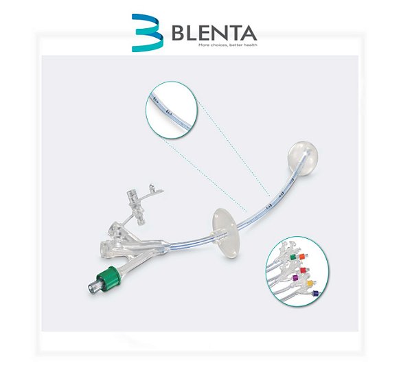 Sonda para Gastrostomia (Gtt) BLENTA - 3 vias com balão - Biomedika