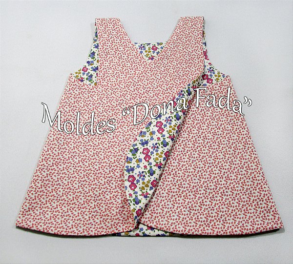 ARIEL - BATA CRUZADA DUPLA FACE - 18 MESES A 8 ANOS - MOLDE DIGITAL VIA ...