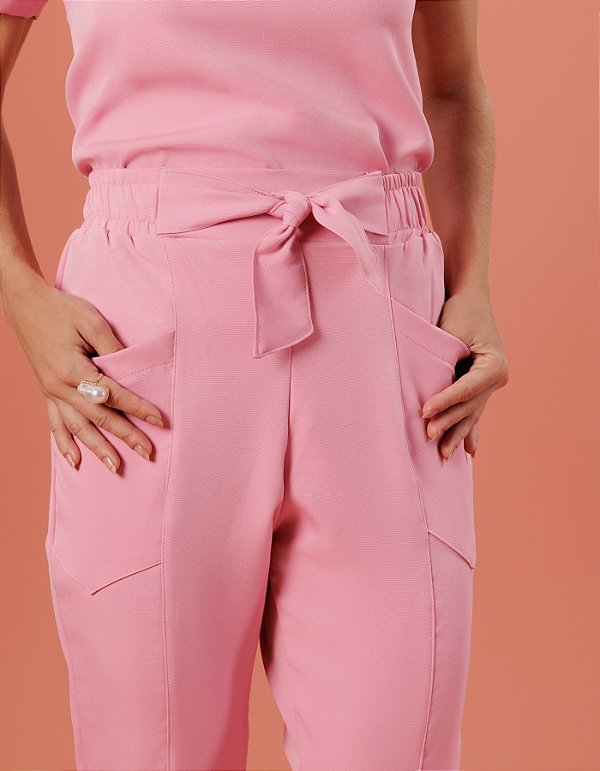 Scrub Feminino Lily Rosa Claro - Dra. Charm