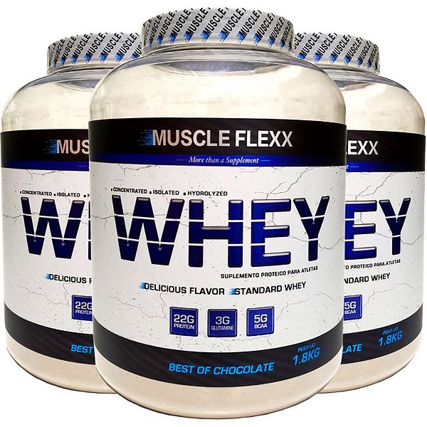 Whey Muscle Flexx ( 1.8KG ) Muscle Flexx - AllLabs.Oficial