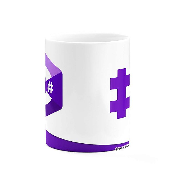 Caneca Dev Linguagem C# Csharp - Fun Geek Store
