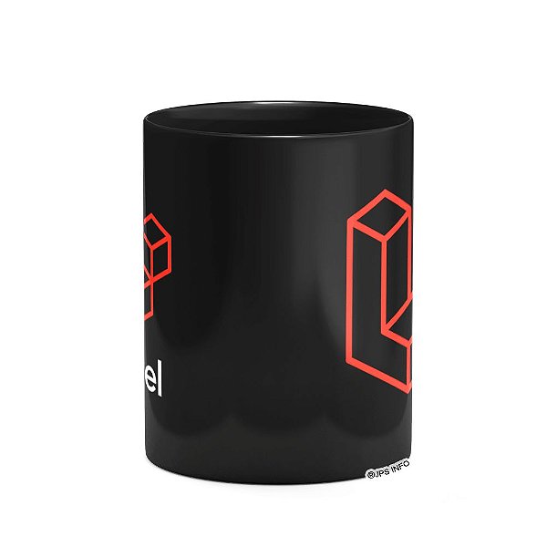 Caneca Dev - Laravel - Preta - Fun Geek Store