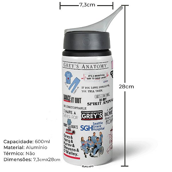 Garrafa Squeeze NK Icons Moments - The office - com nome - Fun Geek Store