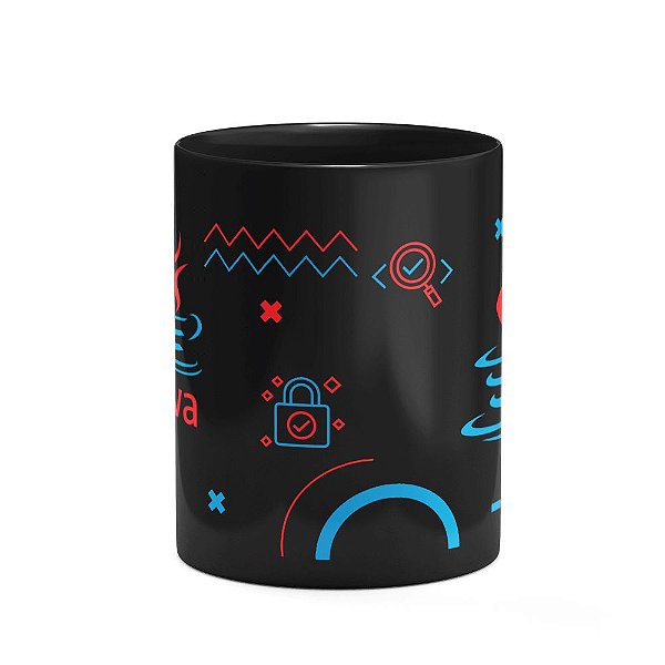 Caneca Dev - New Mug Java - preta - Fun Geek Store