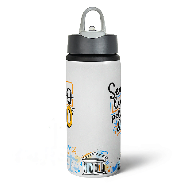 Garrafa Squeeze NK Profissões - Advogado - 600ml - Fun Geek Store
