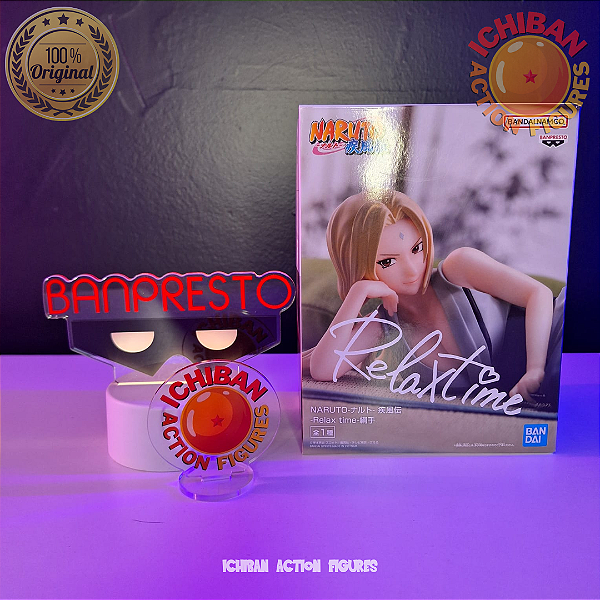 SENJU TSUNADE NARUTO RELAX TIME BANPRESTO 100% ORIGINAL LACRADO ...