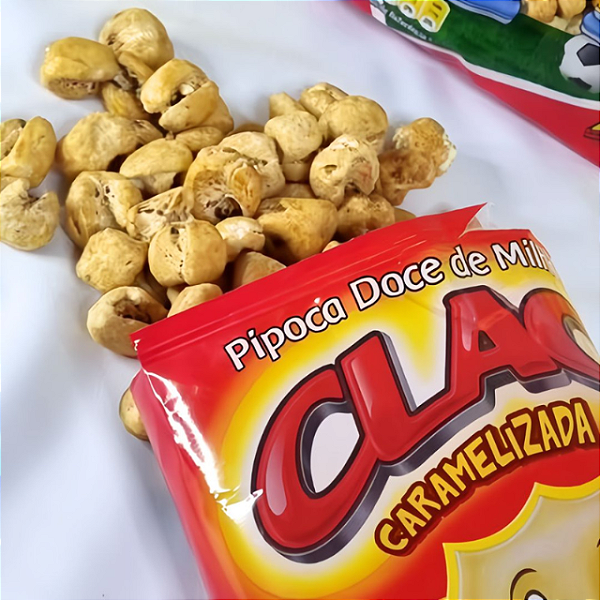 Pipoca Doce CLAC Caramelizada - 50g - Santa Cruz Doces: Variedades de ...