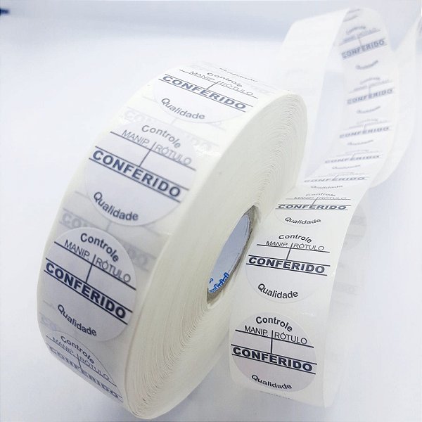 Etiqueta Adesiva Conferido - Controle de Qualidade - Sachê Pharma ...