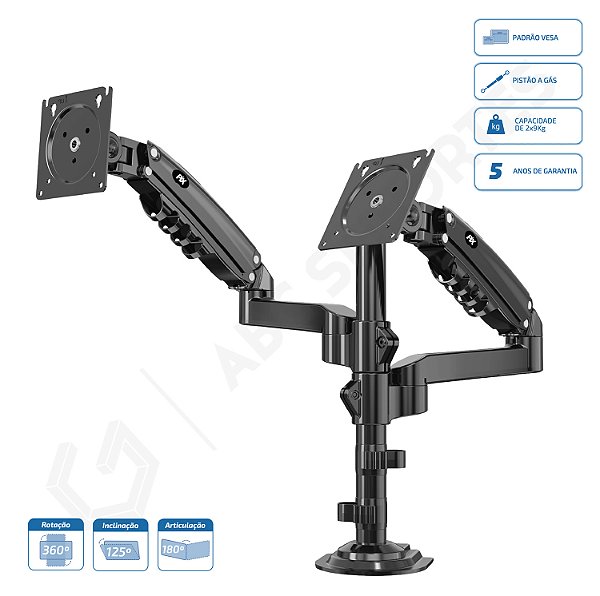 Suporte de Mesa com Pistão a Gás 17 à 35 Polegadas PIX PX-H160 - ABC ...
